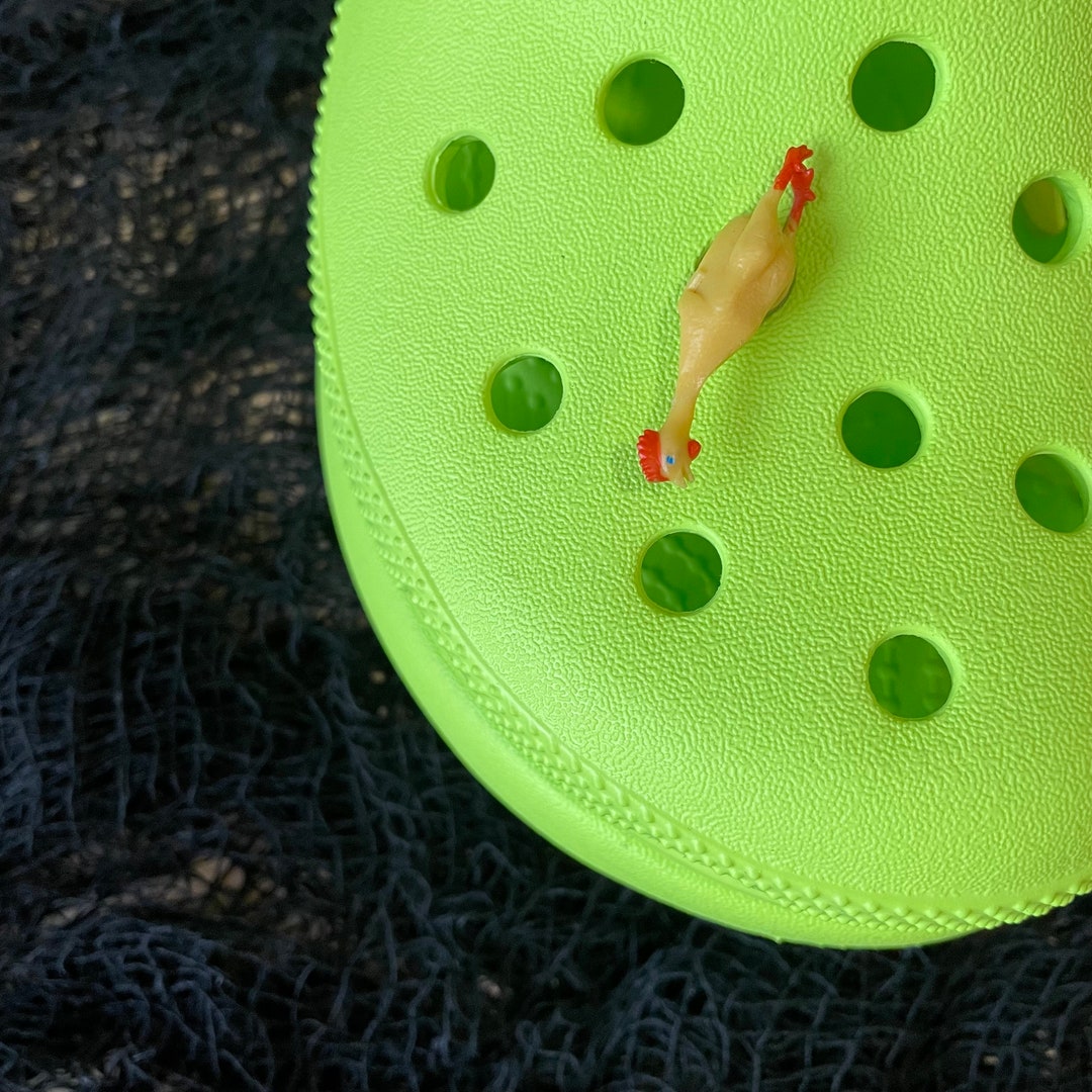 Rubber Chicken Shoe Charm - Etsy