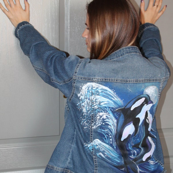 Denim Whale - Etsy