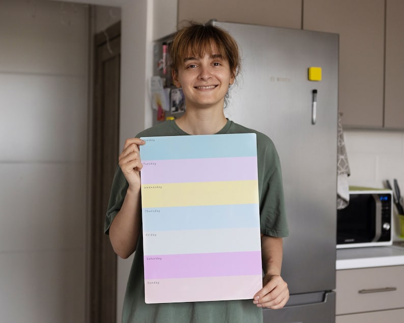 A3 Large Weekly Planner, Fridge Magnet, Dry Erase Calendar, Daily ...