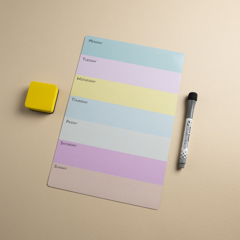 A3 Large Weekly Planner, Fridge Magnet, Dry Erase Calendar, Daily ...