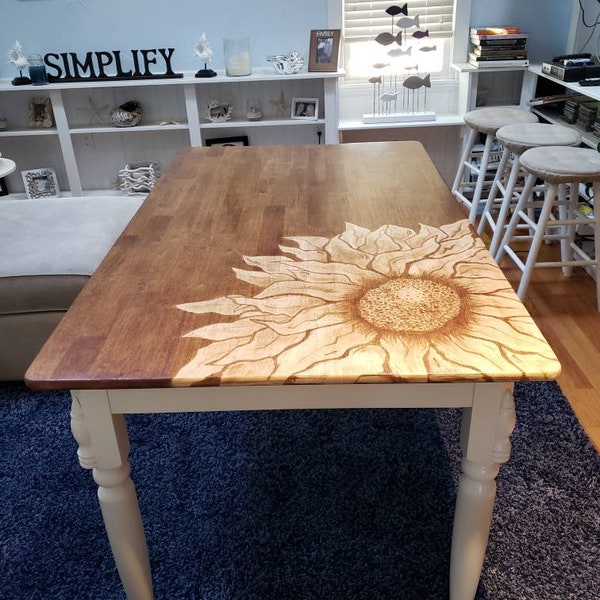 Rustic Dining Table - Etsy