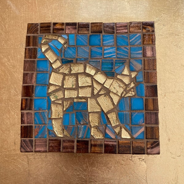 Mosaic Cat - Etsy