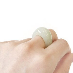 Natural Korean Jade Ring - Etsy