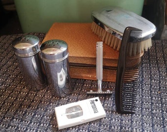 Vintage Shaving Kit | Etsy