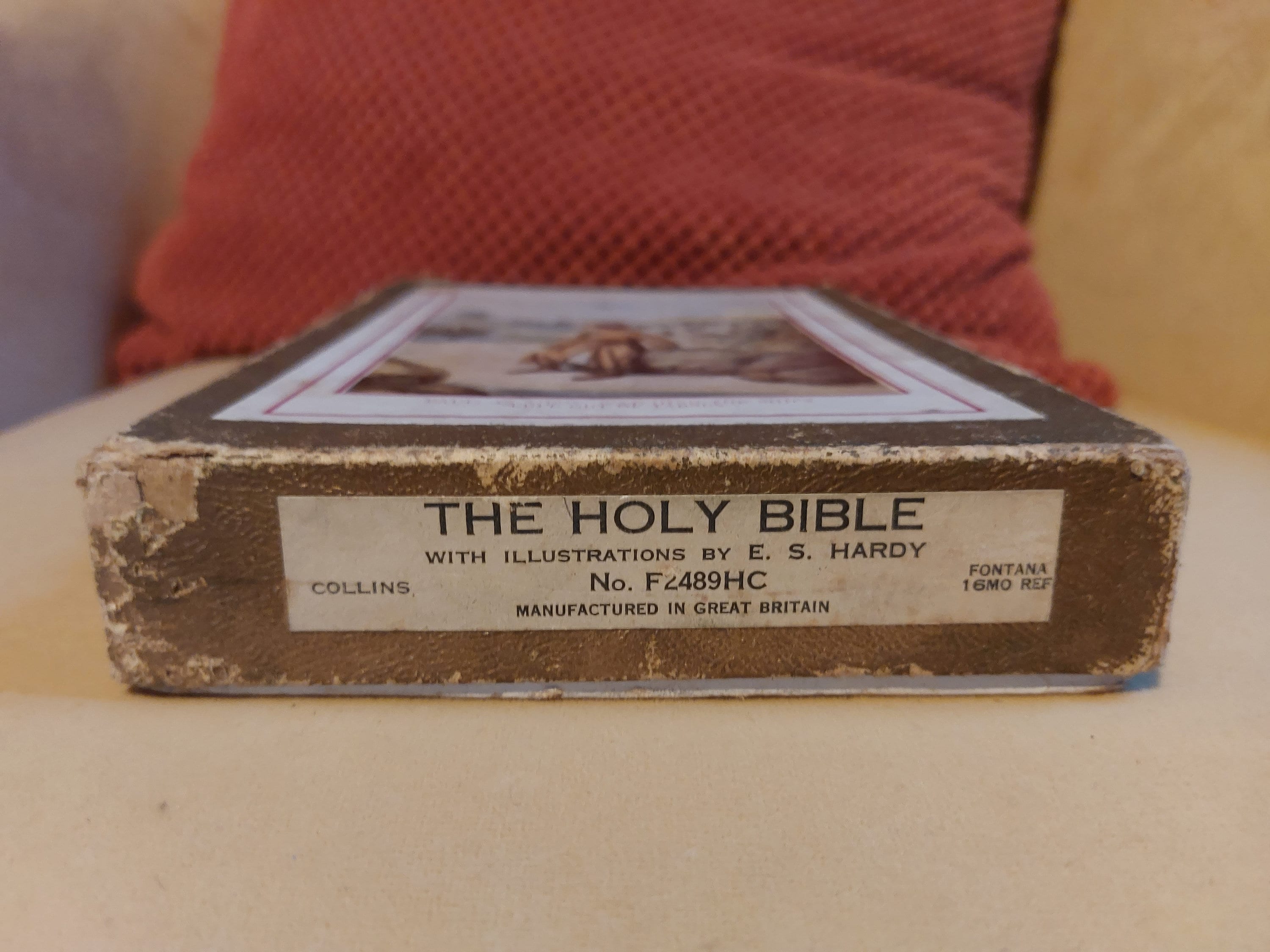 Vintage 1950s Collins Holy Bible Illustrated by E S Harding. Vintage ...