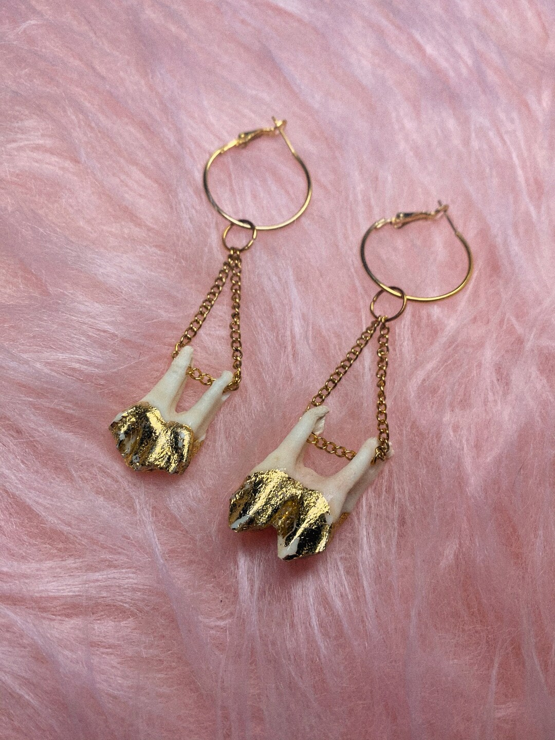 Wild Boar Teeth Golden Teeth - Etsy