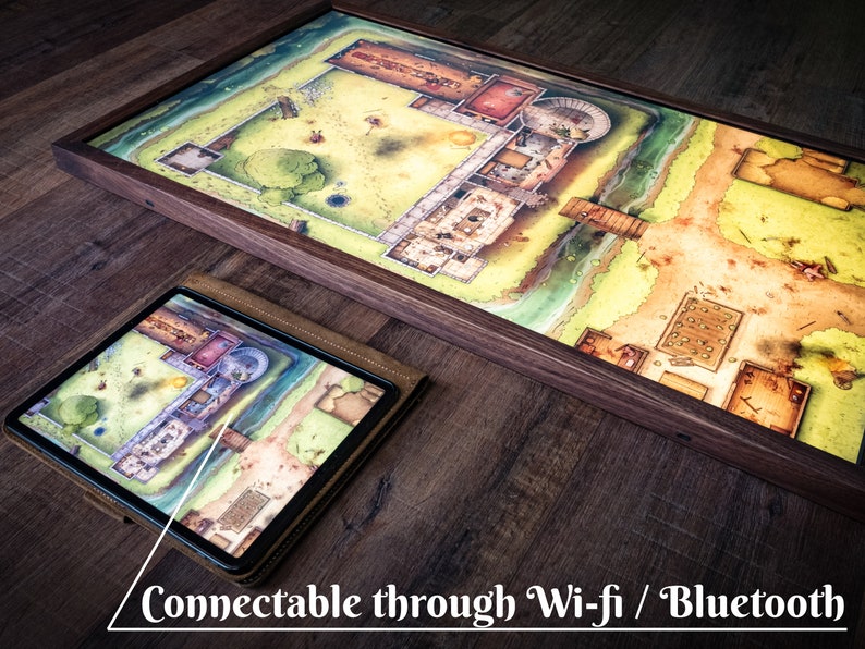 The Dungeon Display A Portable RPG Gaming Board 4K UHD - Etsy