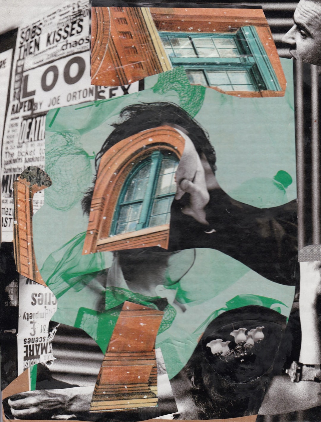 Original Collage Art "kisses Chaos" - Etsy