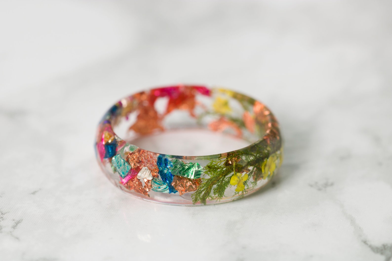 Resin Rings Resin Woman Rings Romantic Ring Stacking Ring - Etsy