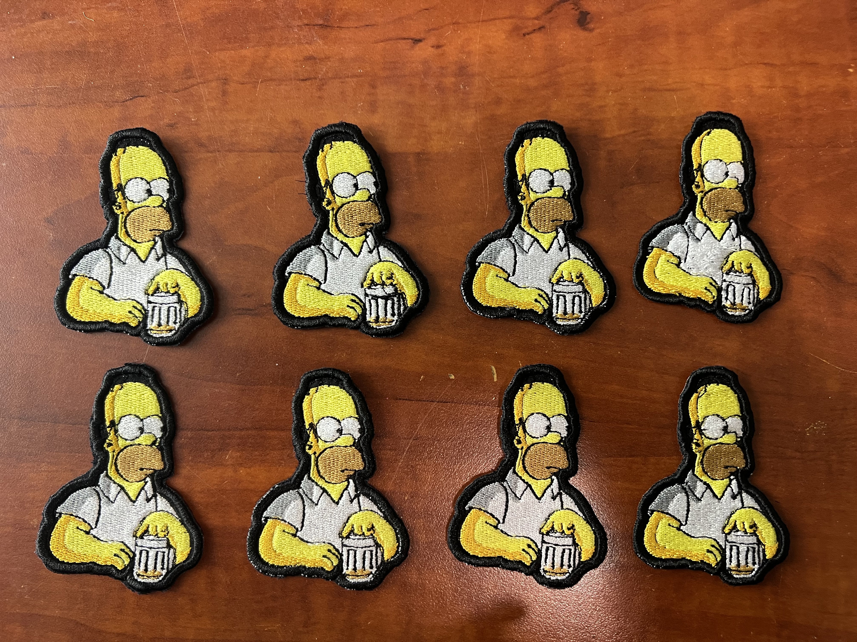 Homer Simpson Iron on Patch - Etsy