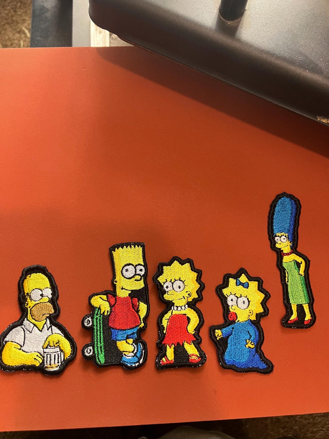 Homer Simpson and the Whole Family Iron on Patch. Now He is Not Alone ...