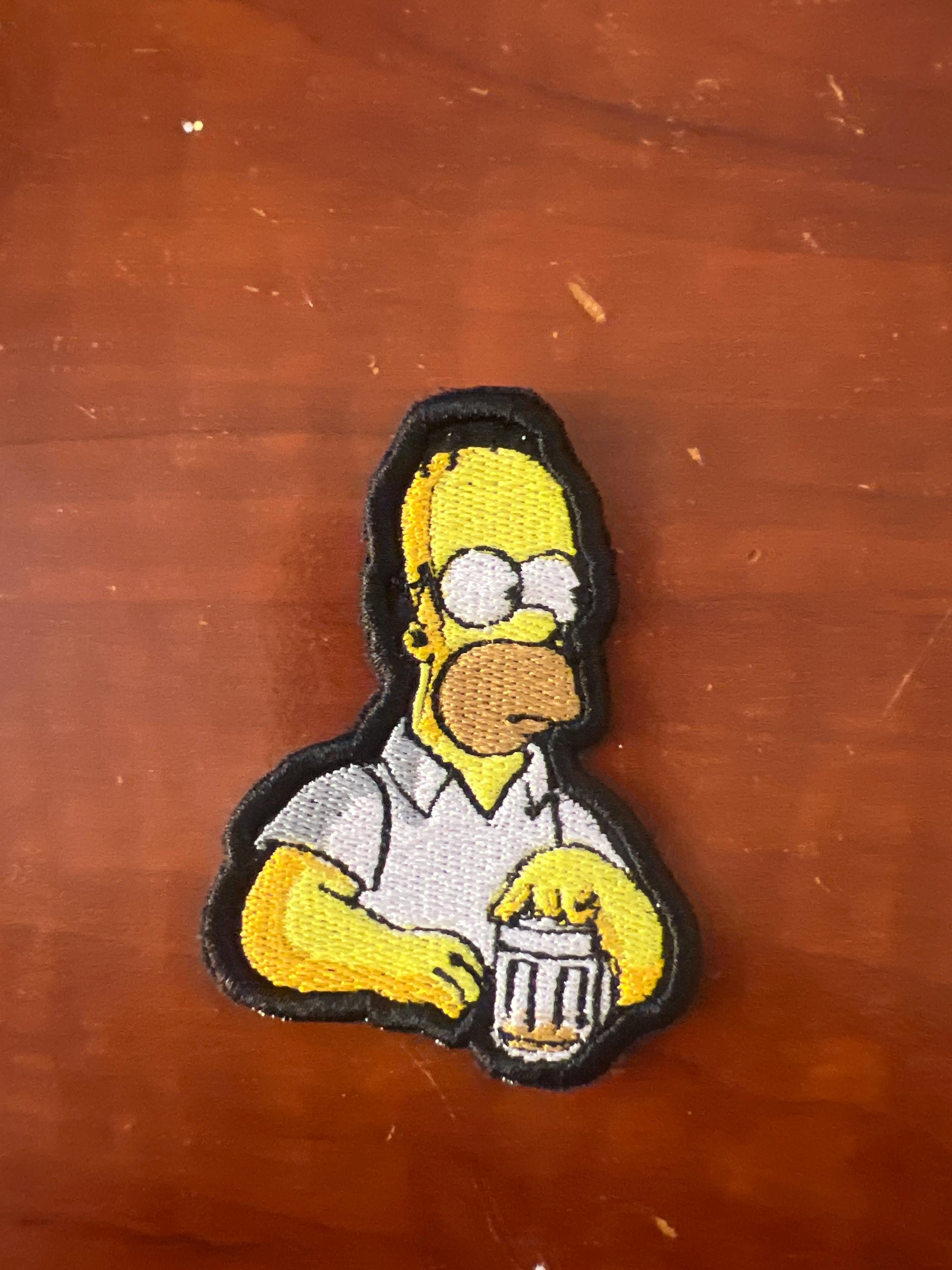Homer Simpson and the Whole Family Iron on Patch. Now He is Not Alone ...