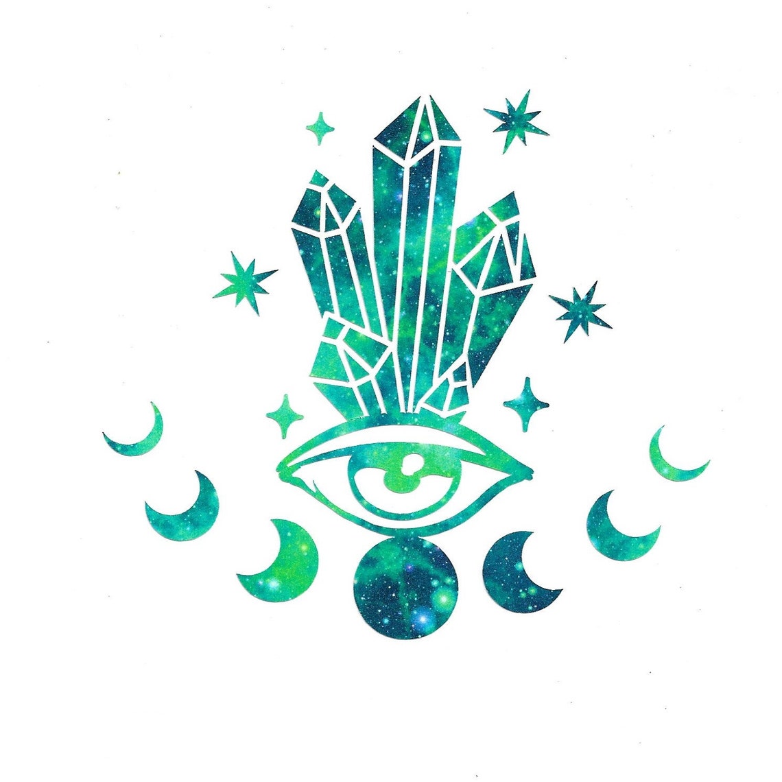 Crystals Sticker Crystal Sticker Crystals Crystal Crystal | Etsy