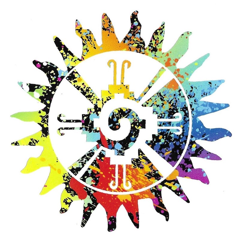 Hunab Ku Decal the One God Decal Mayan Sun Decal - Etsy