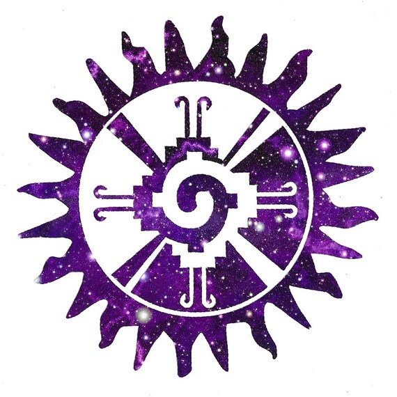 Hunab Ku Decal the One God Decal Mayan Sun Decal | Etsy