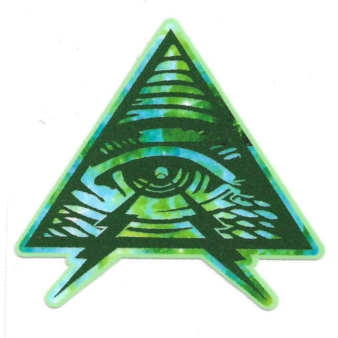 Illuminati Sticker, All Seeing Eye Sticker, Third Eye Sticker ...