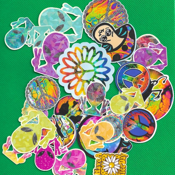 Hippie Sticker - Etsy
