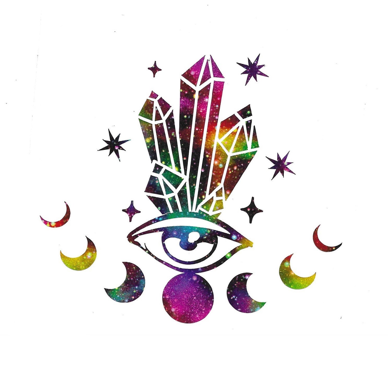 Crystals Sticker Crystal Sticker Crystals Crystal Crystal - Etsy