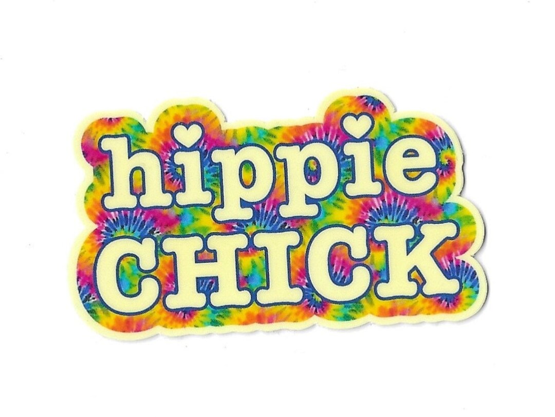 Hippie Sticker, Hippie Chick Sticker, Hippie Stuff, Hippie Chick ...
