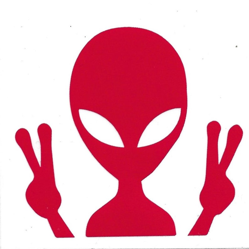 Alien Decal Alien Decals Alien Sticker Alien Stickers - Etsy
