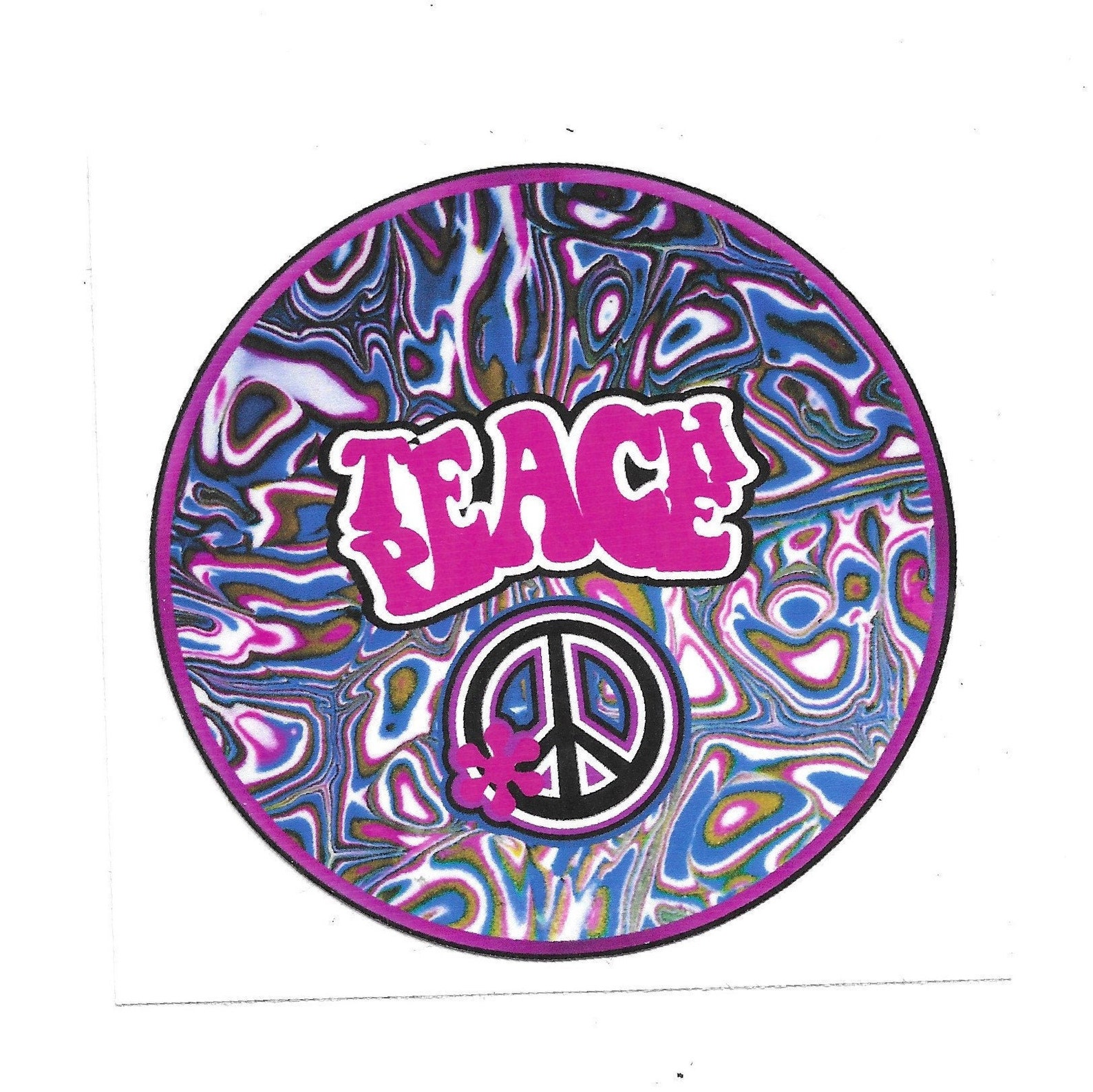 Teach peace sticker Peace sticker hippie sticker hippie - Etsy.de
