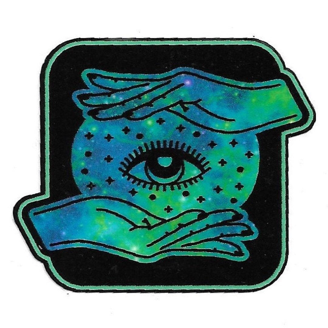 Gypsy Sticker, Crystal Ball Sticker, Third Eye Sticker, Hippie Stickers ...