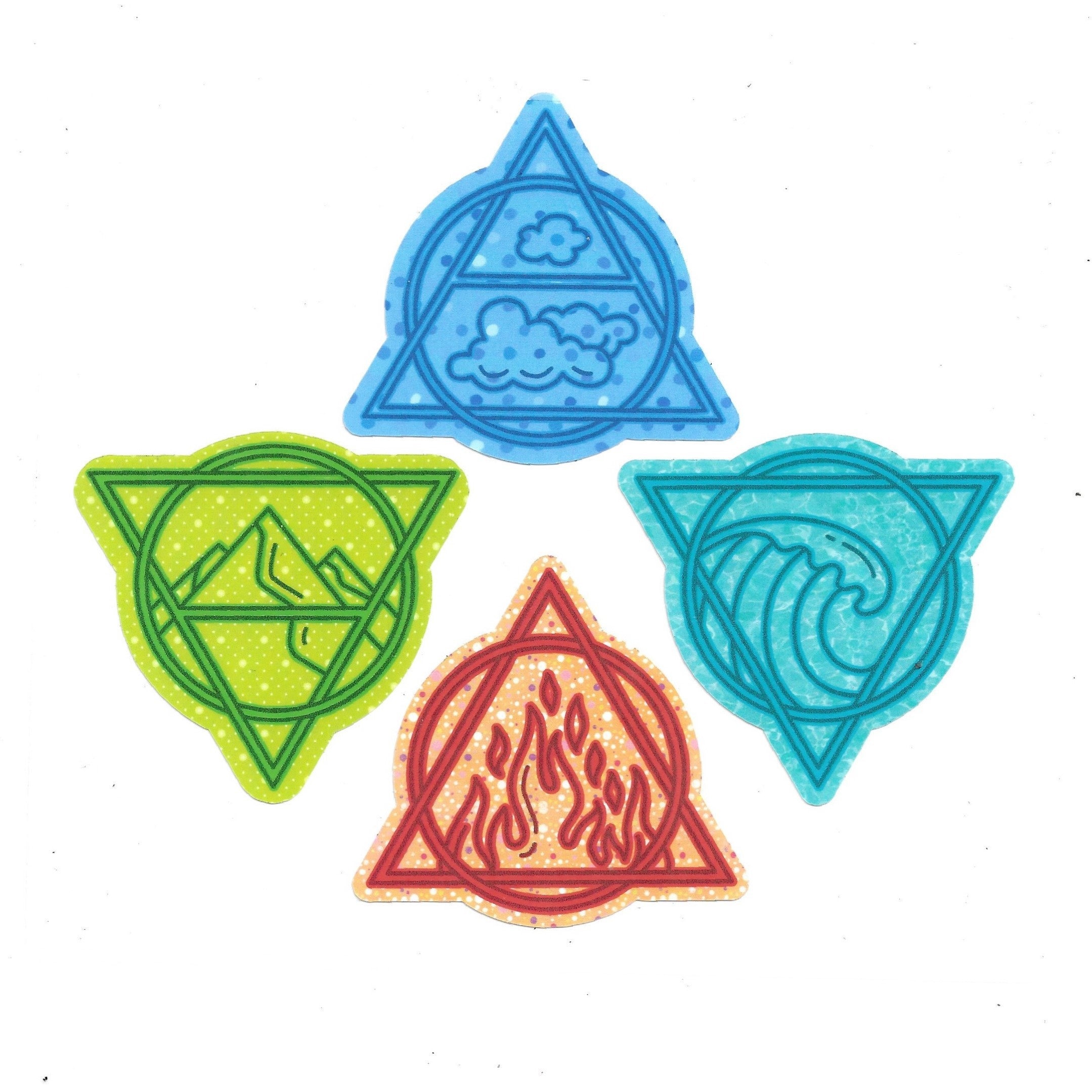 Four Element Symbols Wicca