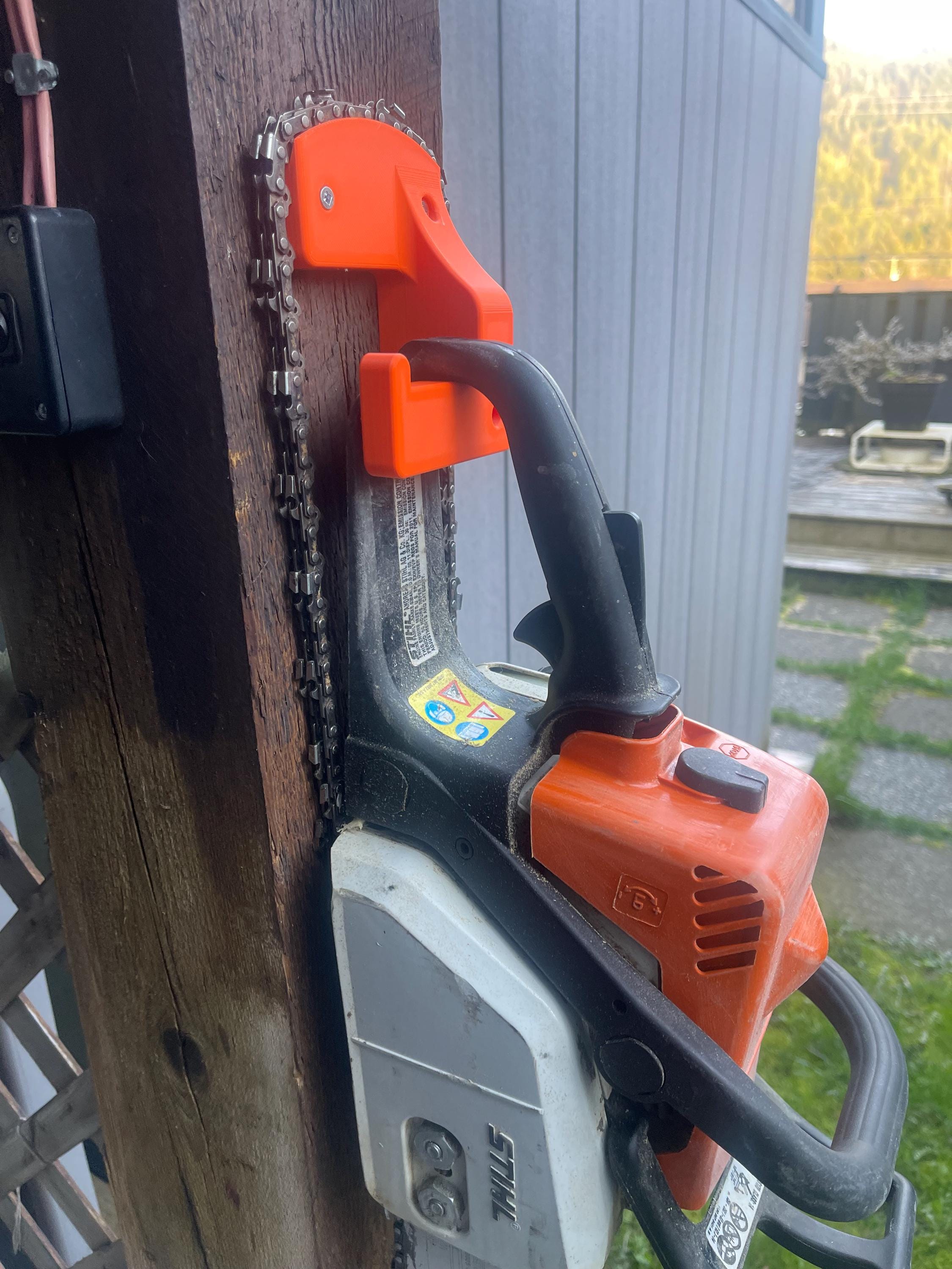 Universal Chainsaw Wall Mount Hanger (stihl, Husqvarna, Echo, Craftsman Etc) - Etsy Canada