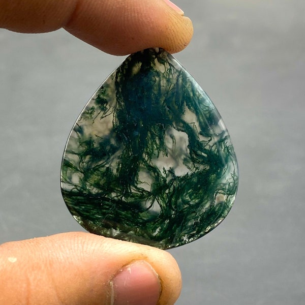 Moss Agate Cabochon - Etsy