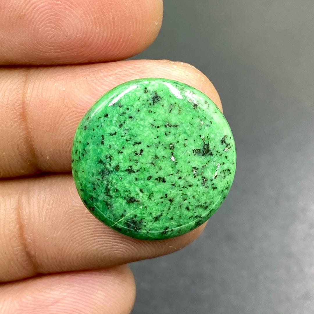 Natural High Quality Maw Sit Sit Cabochon, Maw Sit Sit Jadeite, Round ...