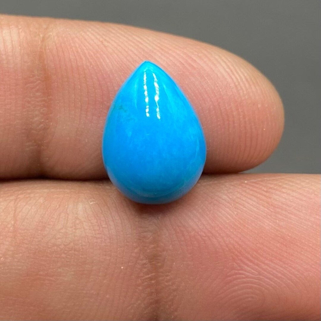 Natural Sleeping Beauty Turquoise Cabochon, Arizona Kingman Turquoise ...