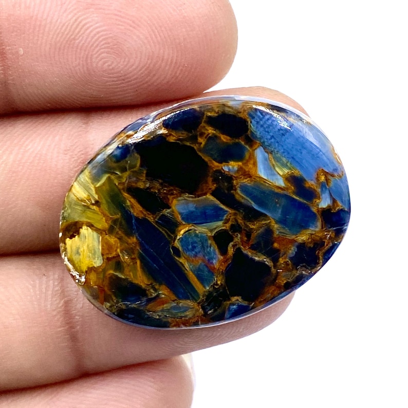 High Quality Pitersite Cabochon, Multi Fire Pietersite Gemstone, Oval ...