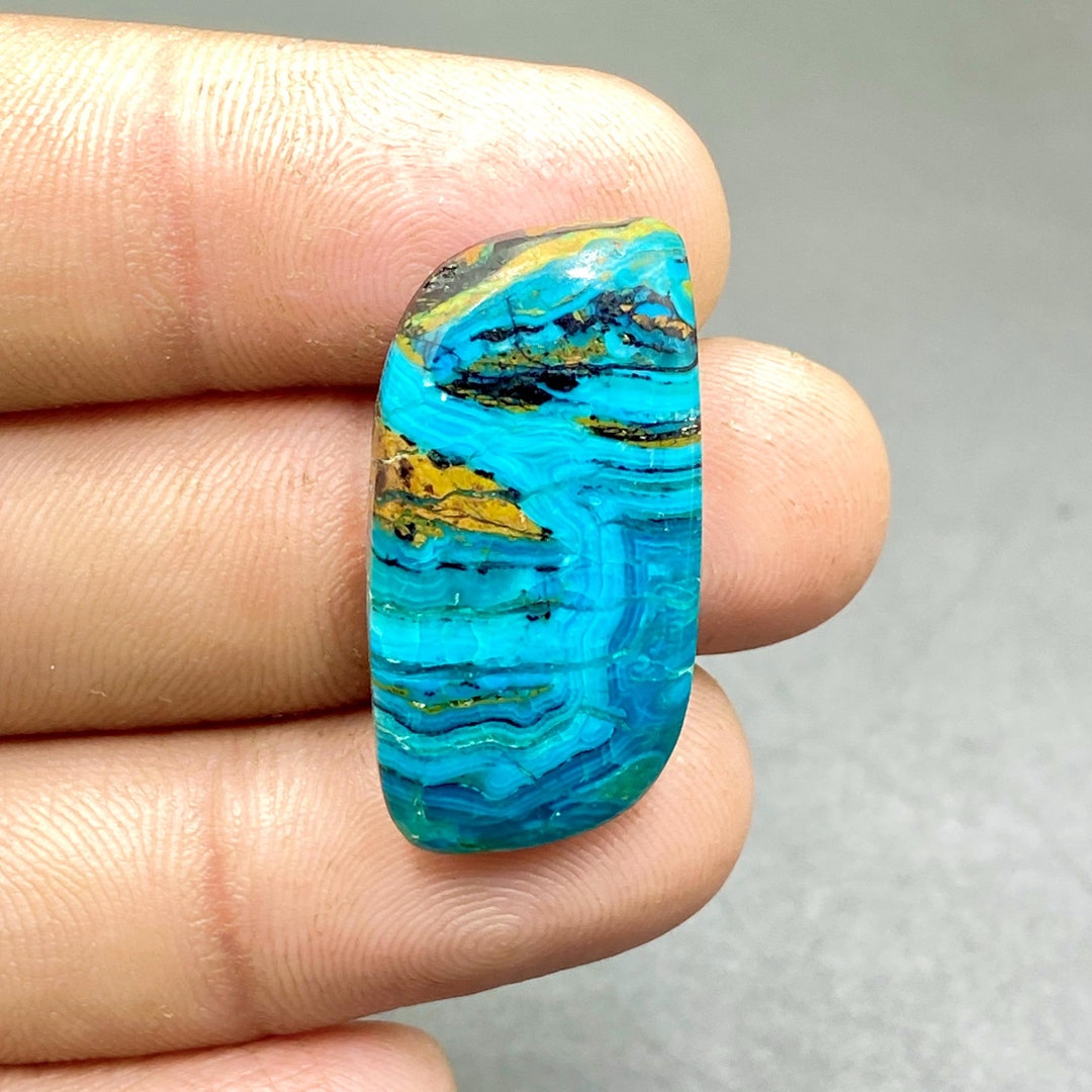 Beautiful Blue Opalina Cabochon, Tumbled Shape Gemstone, Polished ...