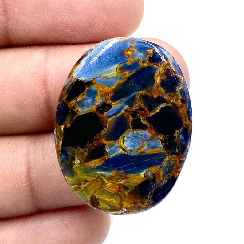 High Quality Pitersite Cabochon, Multi Fire Pietersite Gemstone, Oval ...