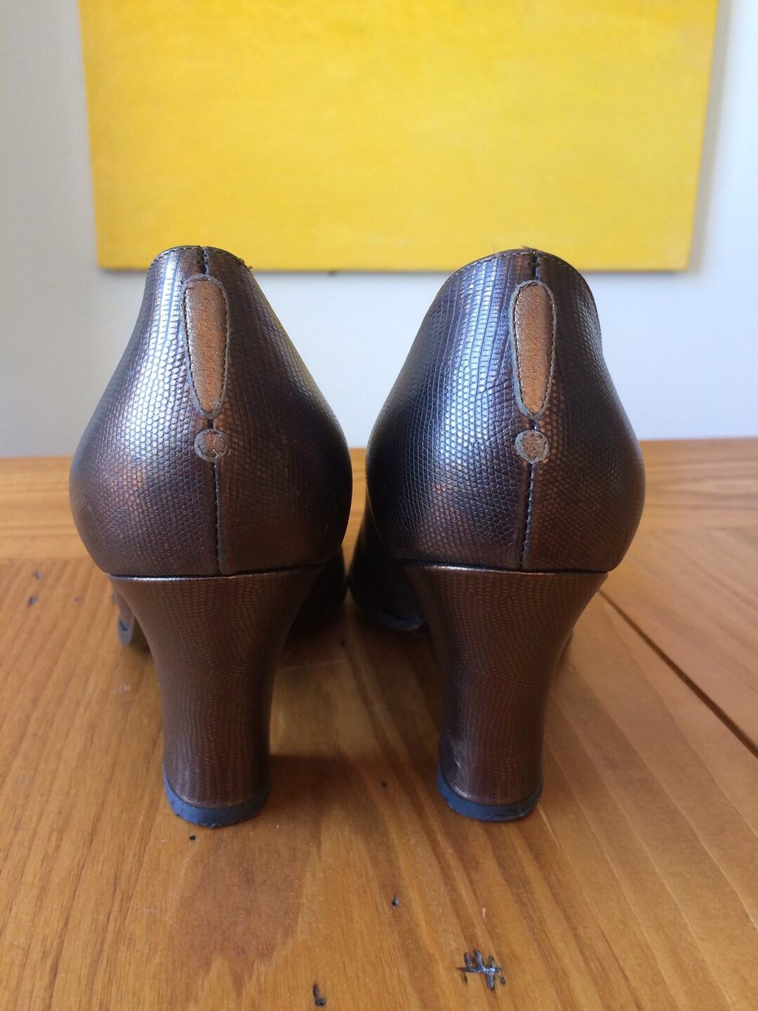 Vintage Joop 80s 90s Pump EU 37.5/ UK 5/ US 7 Copper Metallic - Etsy