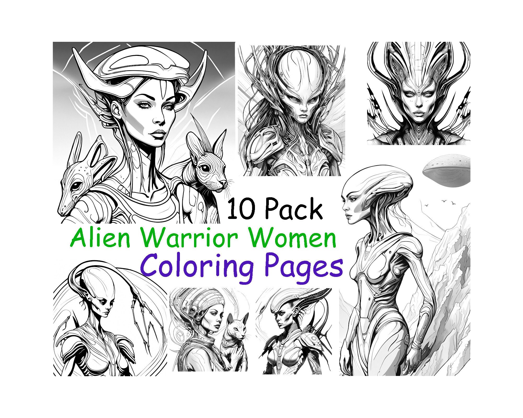Alien Female Warrior