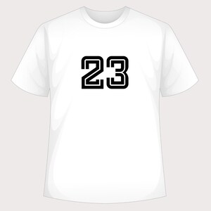 Sport Jersey Numbers SVG, Digital Numbers SVG, Birthday Numbers PNG ...