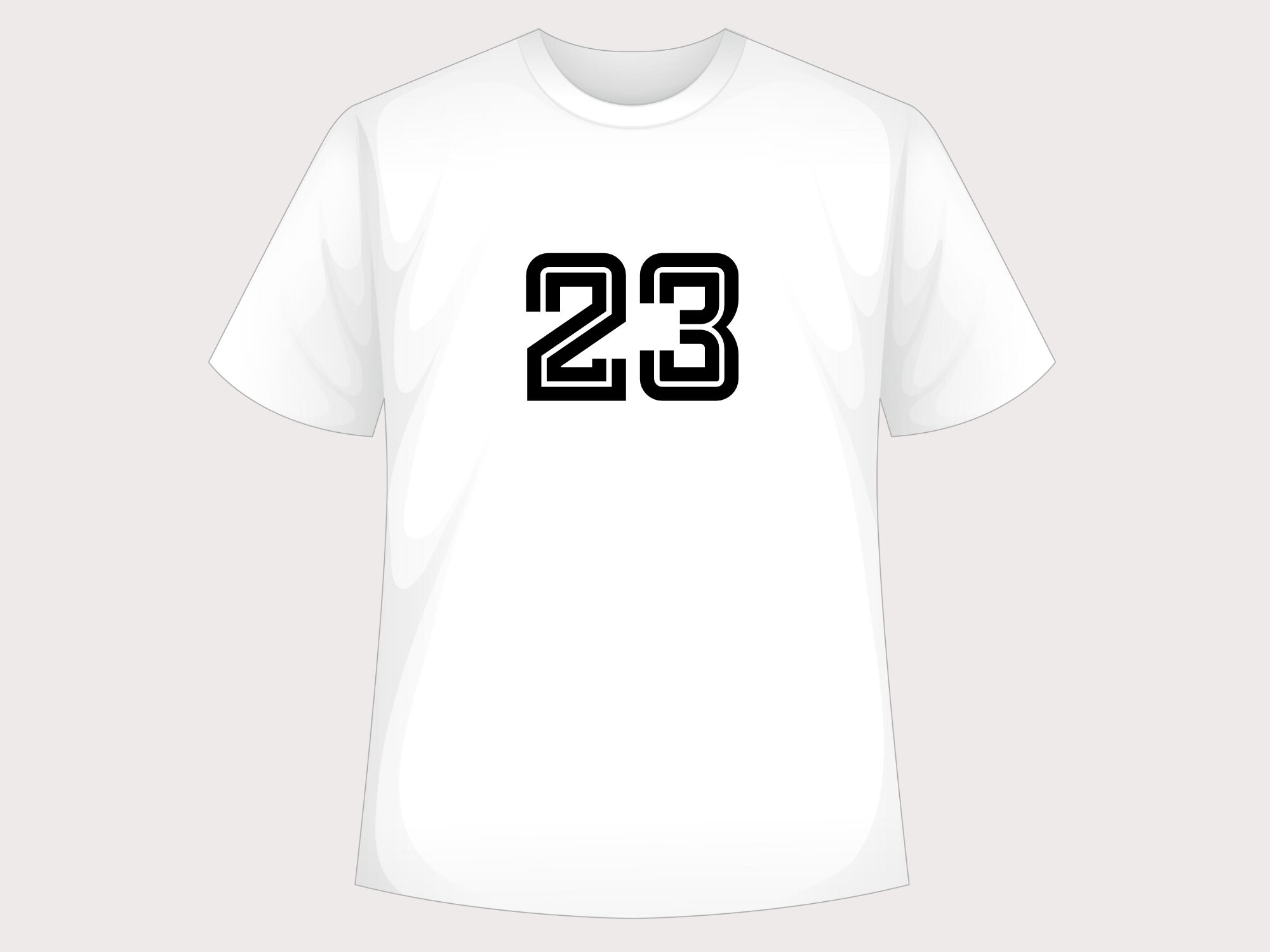 Sport Jersey Numbers SVG, Digital Numbers SVG, Birthday Numbers PNG ...