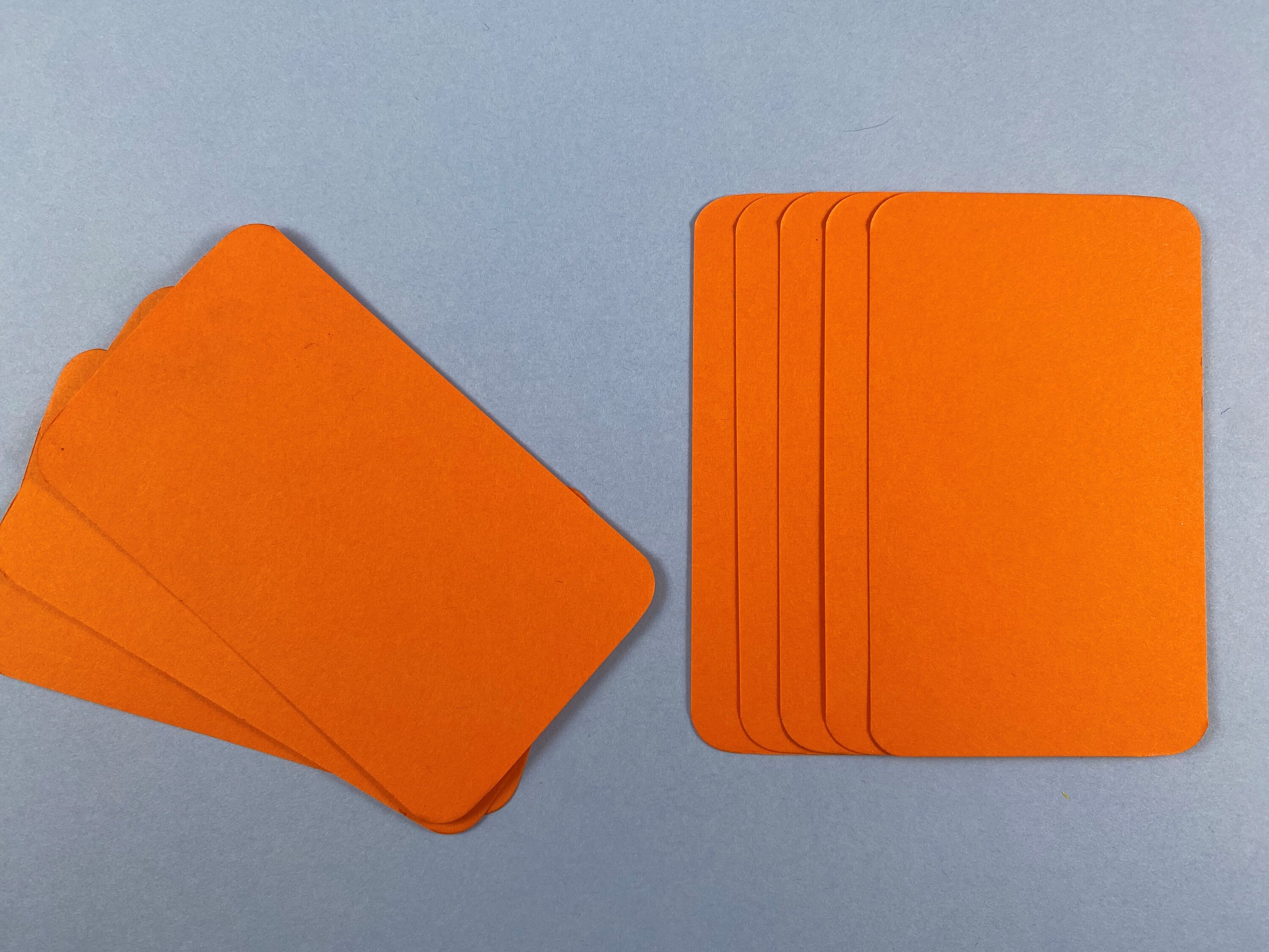 50 300GSM Orange Blank Business Cards - Etsy