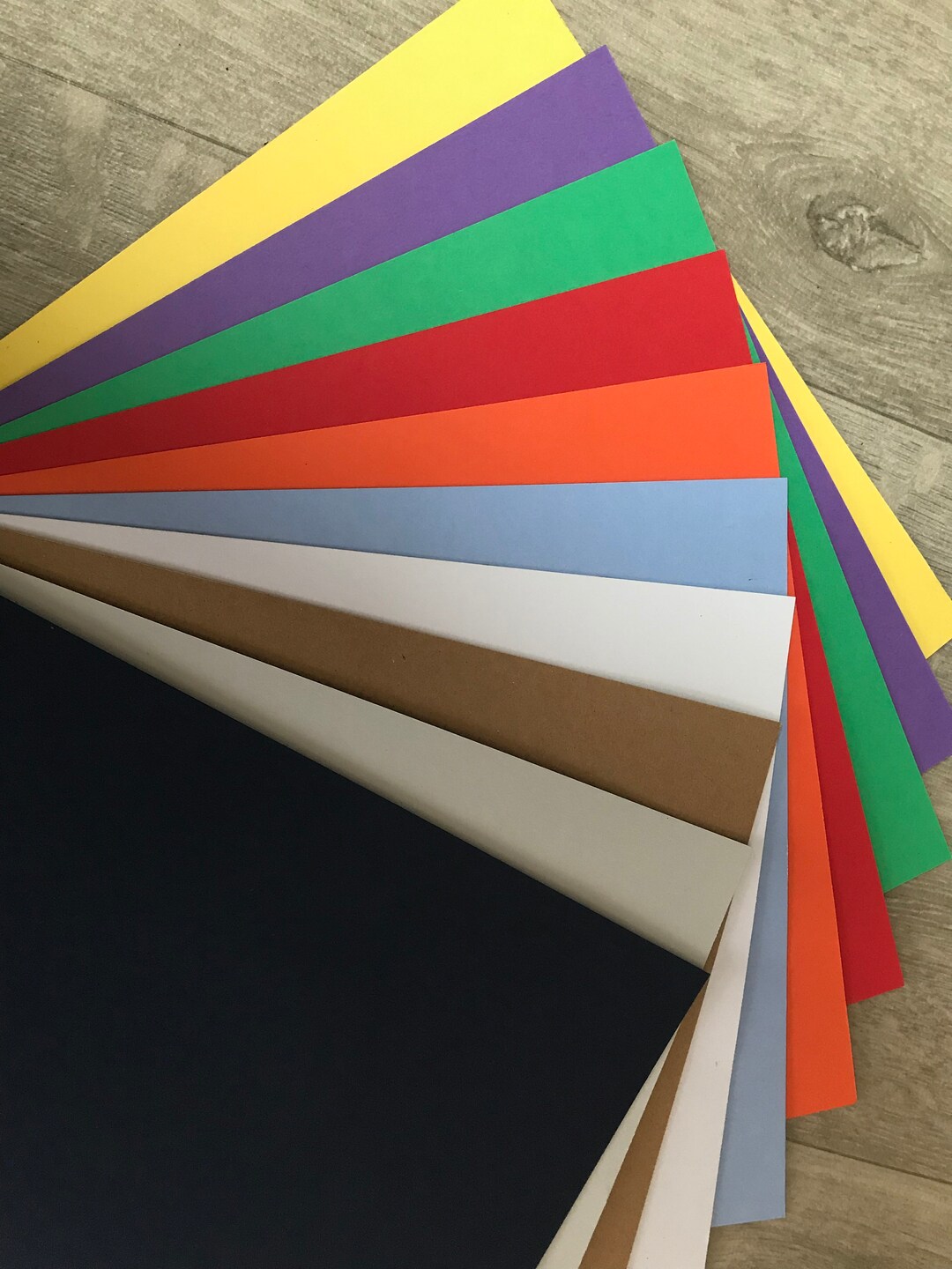 A5 Multi Coloured Card, Craft Card, Plain Card - Etsy.de