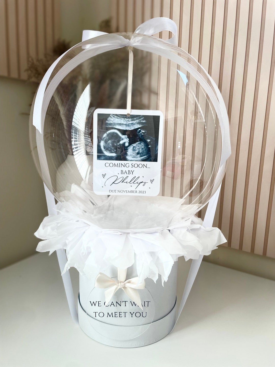 Balloon Baby Picture , Baby Shower Gift , Baby Shower Balloon Gift ...