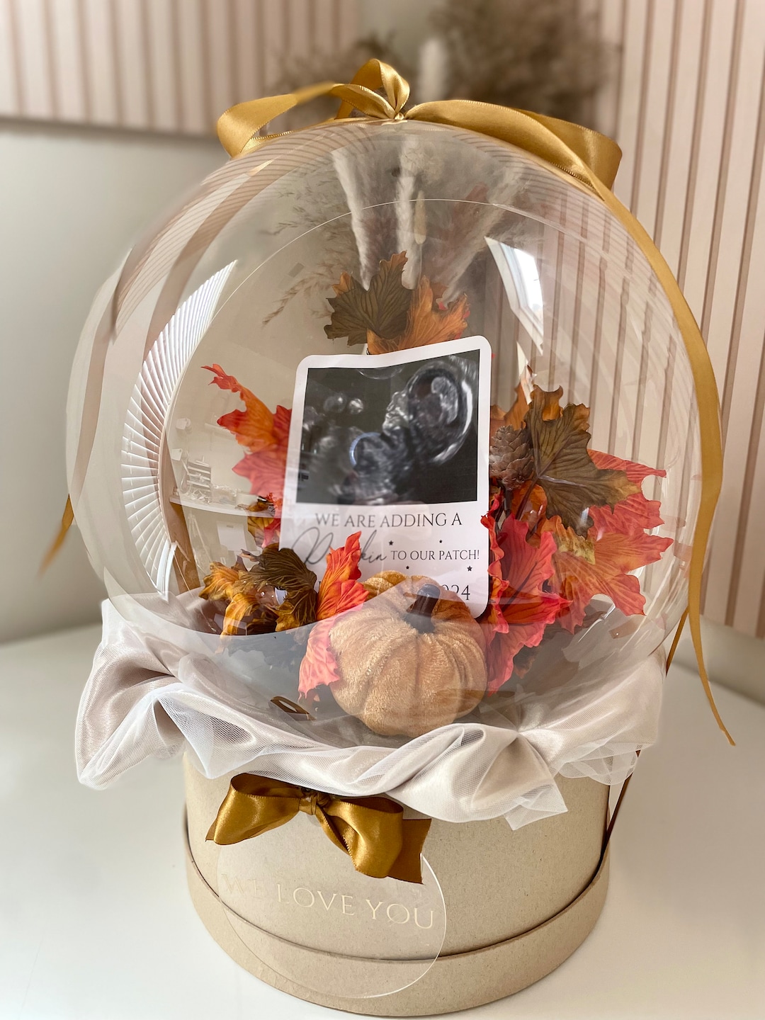 Autumn Polaroid Balloon , Baby Announcement Gift , Baby Shower Gift ...