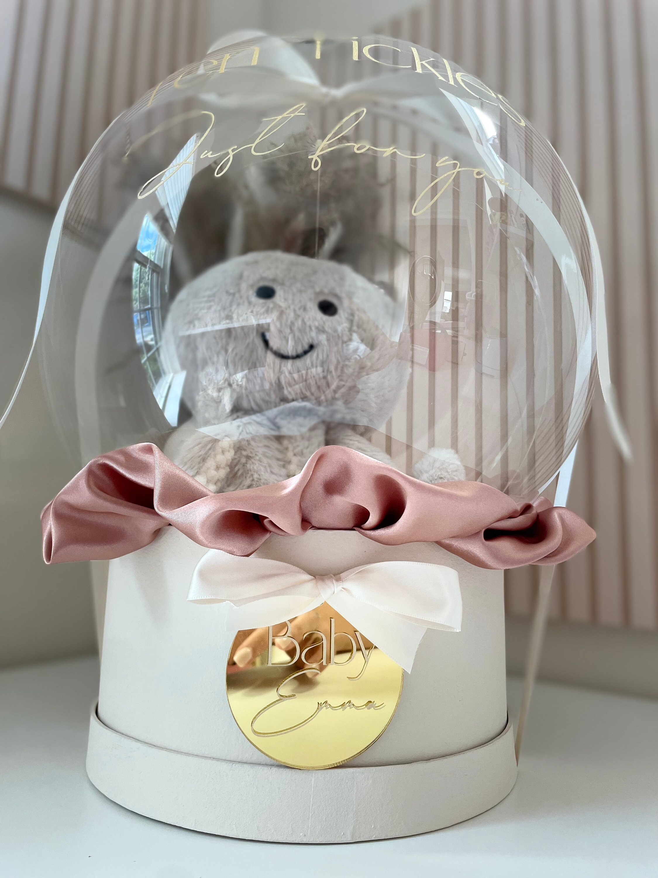 Ten Tickles Just for You Balloon , Stuffed Animal Baby Gift , Stuffed ...