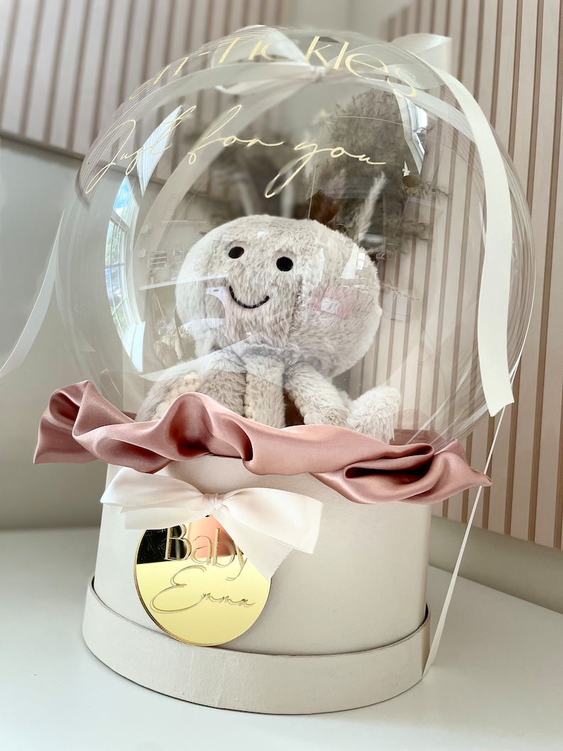 Ten Tickles Just for You Balloon , Stuffed Animal Baby Gift , Stuffed ...