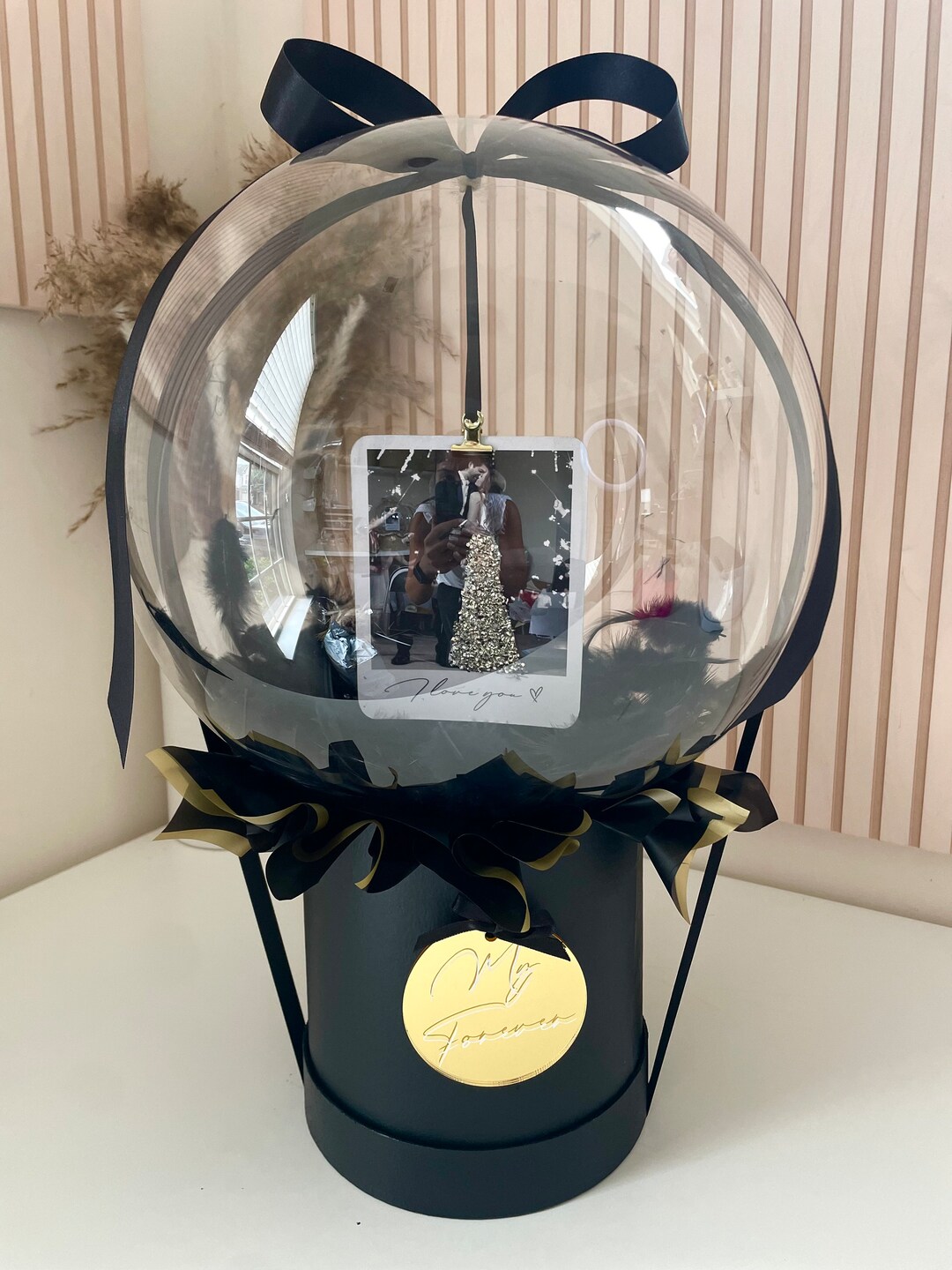 Anniversary Balloon Gift , Anniversary Polaroid Gift , Engagement Gift ...