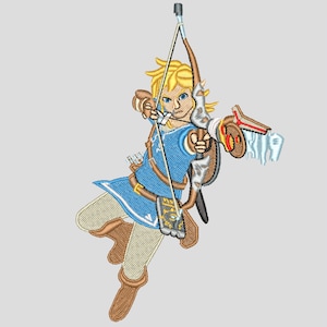 Link From Zelda Embroidery Design, Game Embroidery Digital Designs ...