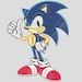 2 Versions Sonic Hedgehog Embroidery Design, Sonic, Embroidery Designs ...