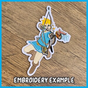 Link From Zelda Embroidery Design, Game Embroidery Digital Designs ...
