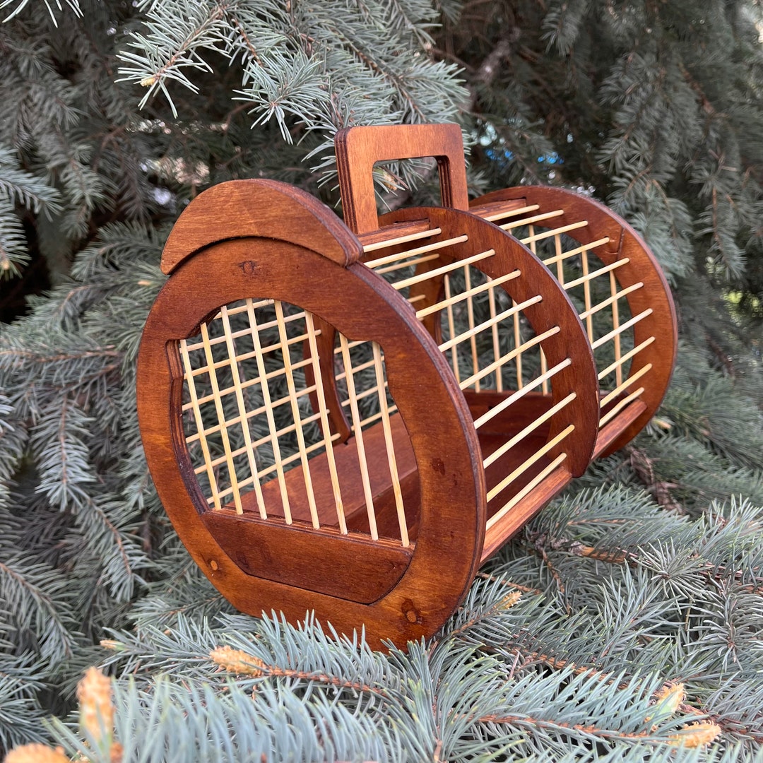 Wooden Carrier Cage. - Etsy