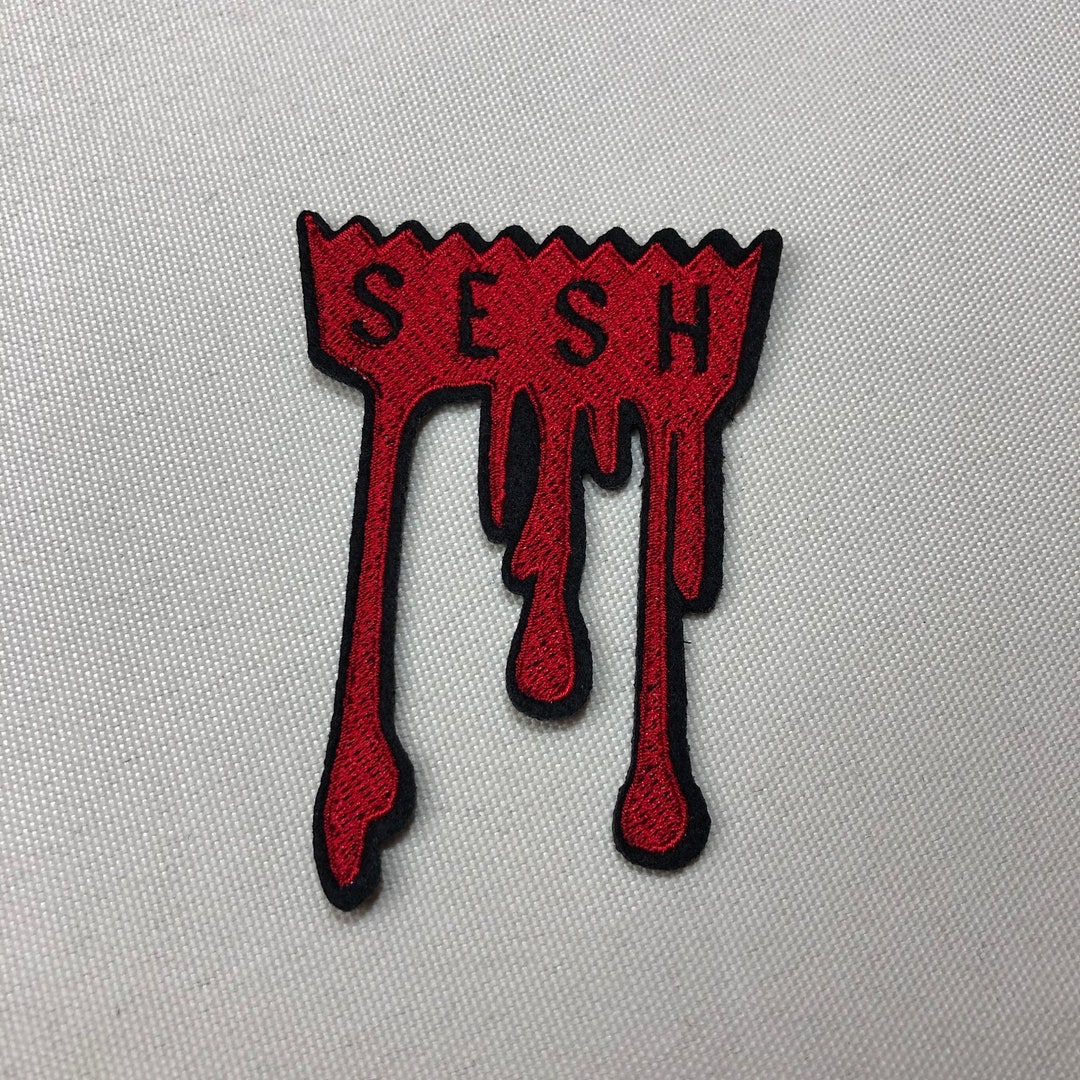 Sesh Patch Embroidered Sesh Logo Symbol Greyfivenine AK 47 Suicideboys ...